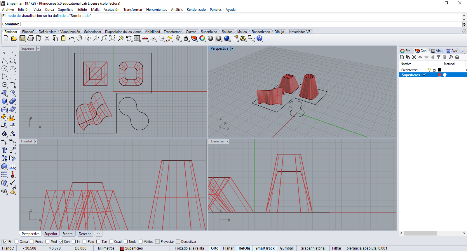 Ejercicios del 33 al 41 Rhinoceros – GMO.Design